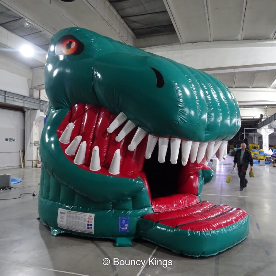 13ft x 15ft Adult/Childrens Inflatable Dinosaur Disco Dome Bouncy ...