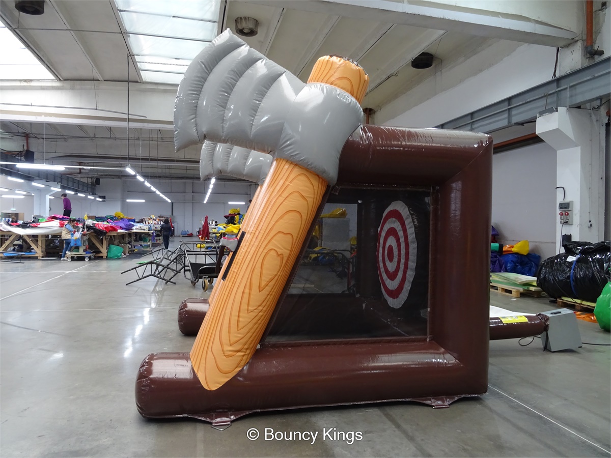 Inflatable Axe Throwing - Bouncy Castle Hire in Leicester, Nottingham ...
